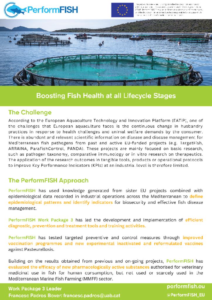 Health and Welfare - PerformFISH - PerformFISH